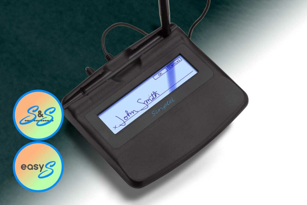 Signature Pads | ScripTouch Slimline LCD EasyScript with Sign and Save