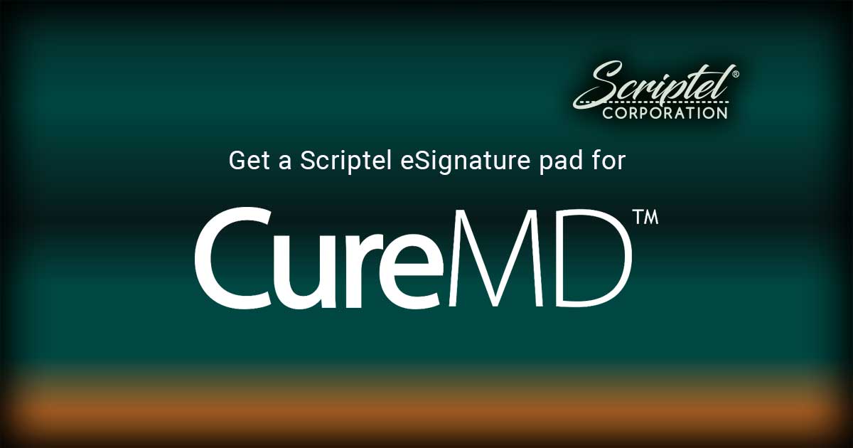 CureMD users: Get a Scriptel eSignature Pad for your practice