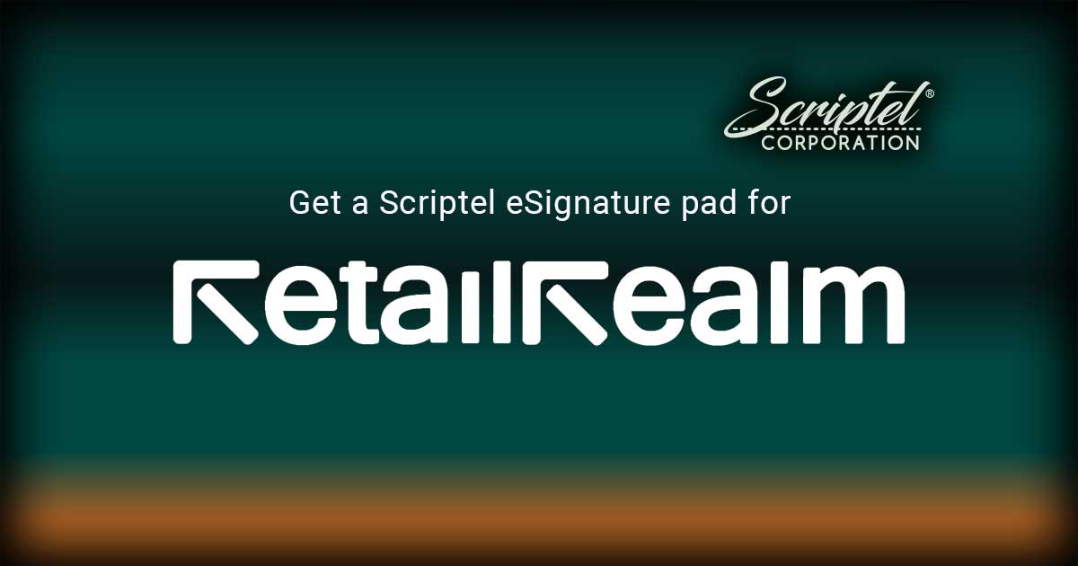 Retail Realm: Scriptel Pads with Retail Management Systems