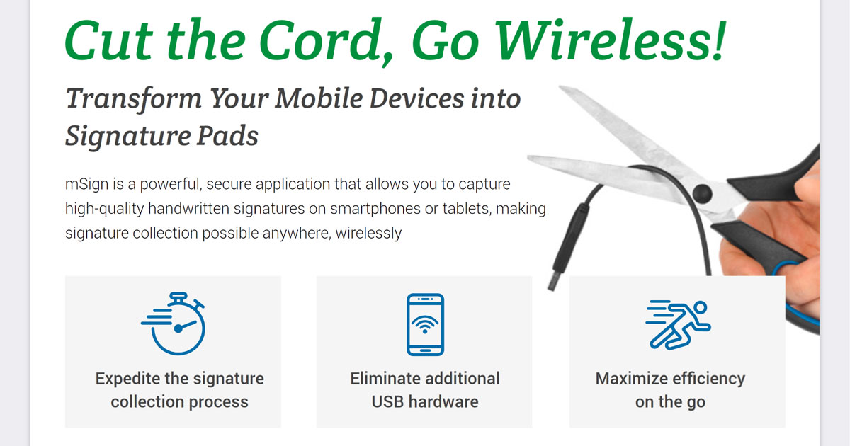 Go Wireless with Scriptel eSignature Pads | Scriptel