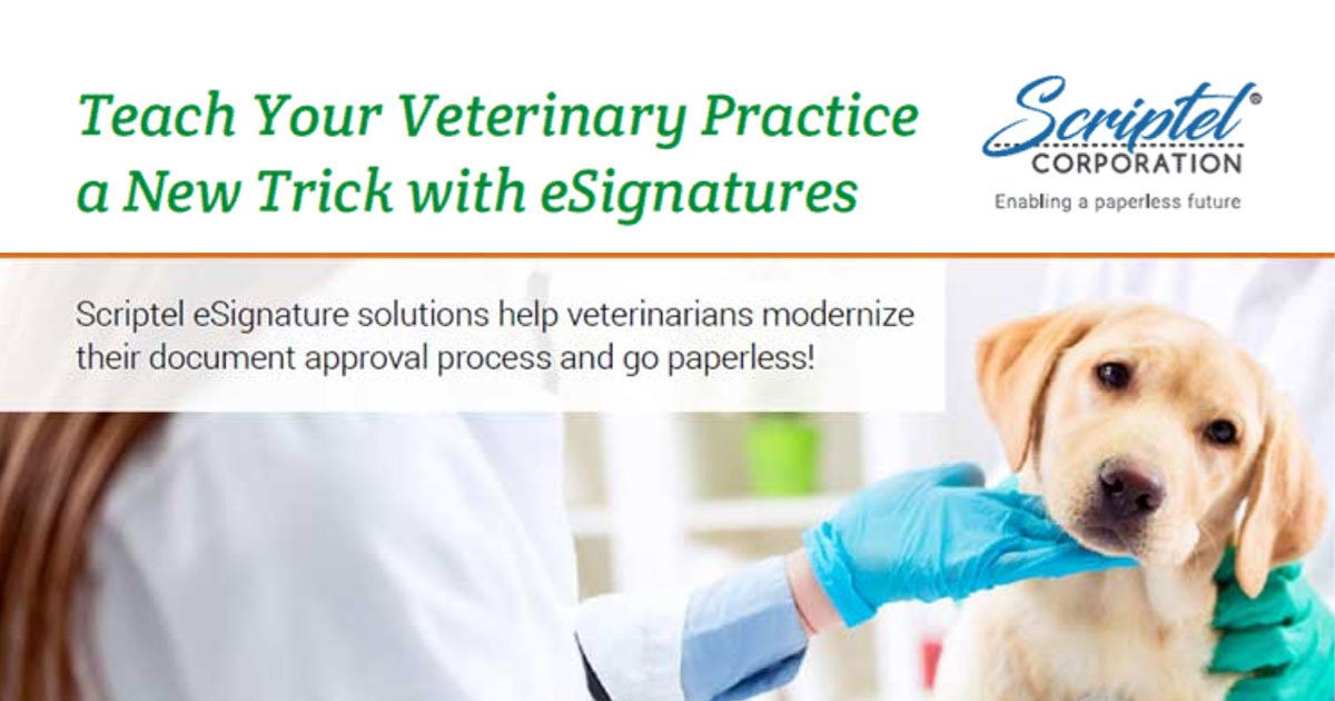 Teach your Veterinary Practice a New Trick with eSignatures
