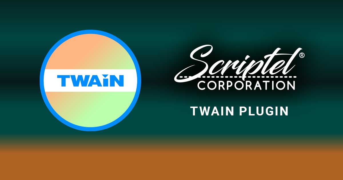 TWAIN Standard Device Plugin | TWAIN Plugin for Scriptel